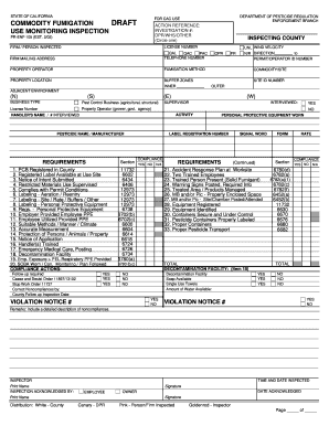 Fillable Online cdpr ca ENF Letter 02 - 33 attachment 6. commodity ...