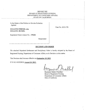 Raymond Mallei, PreSident - California Board Of Registered Nursing - Rn ...