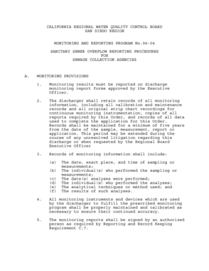 Fillable Online waterboards ca SANITARY SEWER OVERFLOW REPORTING ...
