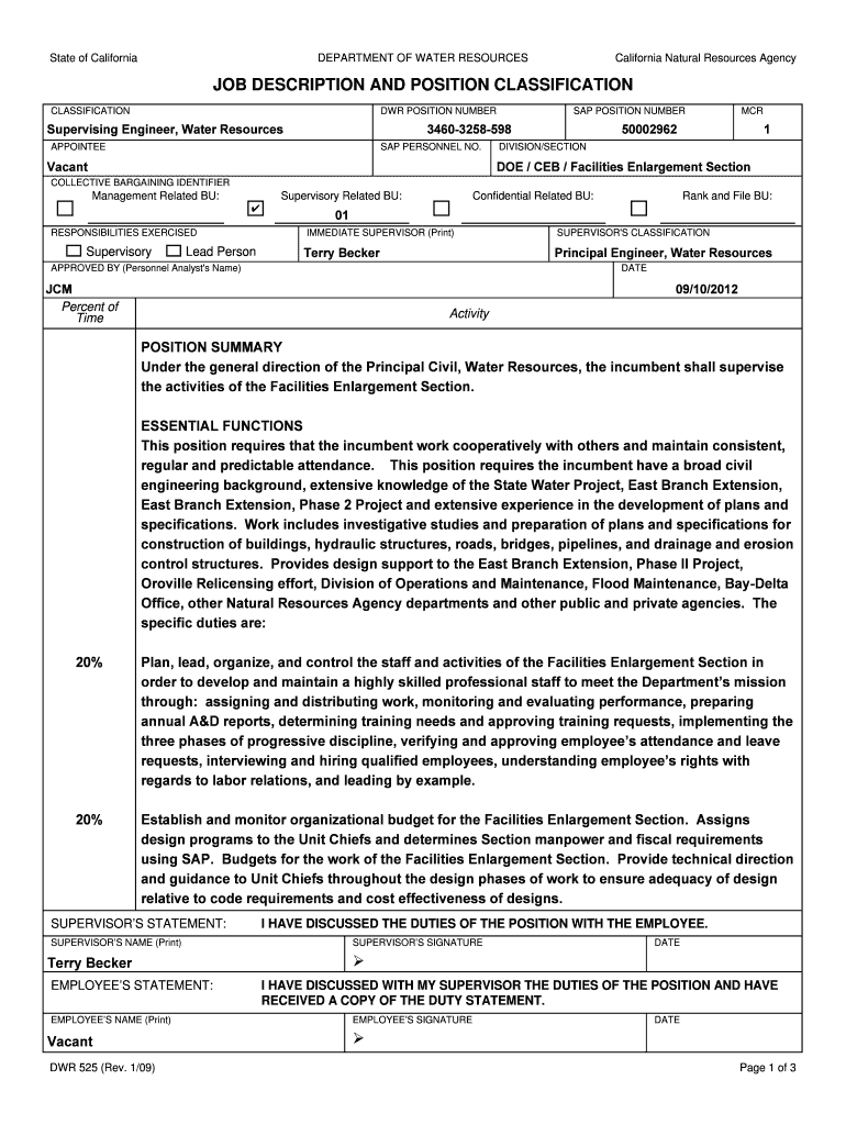 DOE CEB Facilities Enlargement Section - water ca: Fill out & sign ...