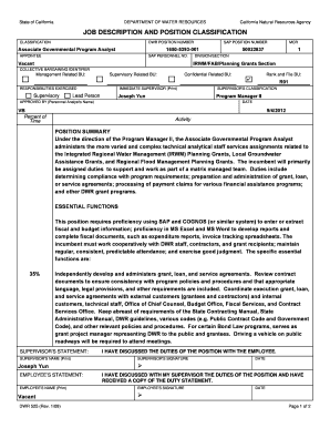 Fillable Online water ca IRWMFABPlanning Grants Section - water ca Fax Email Print - pdfFiller