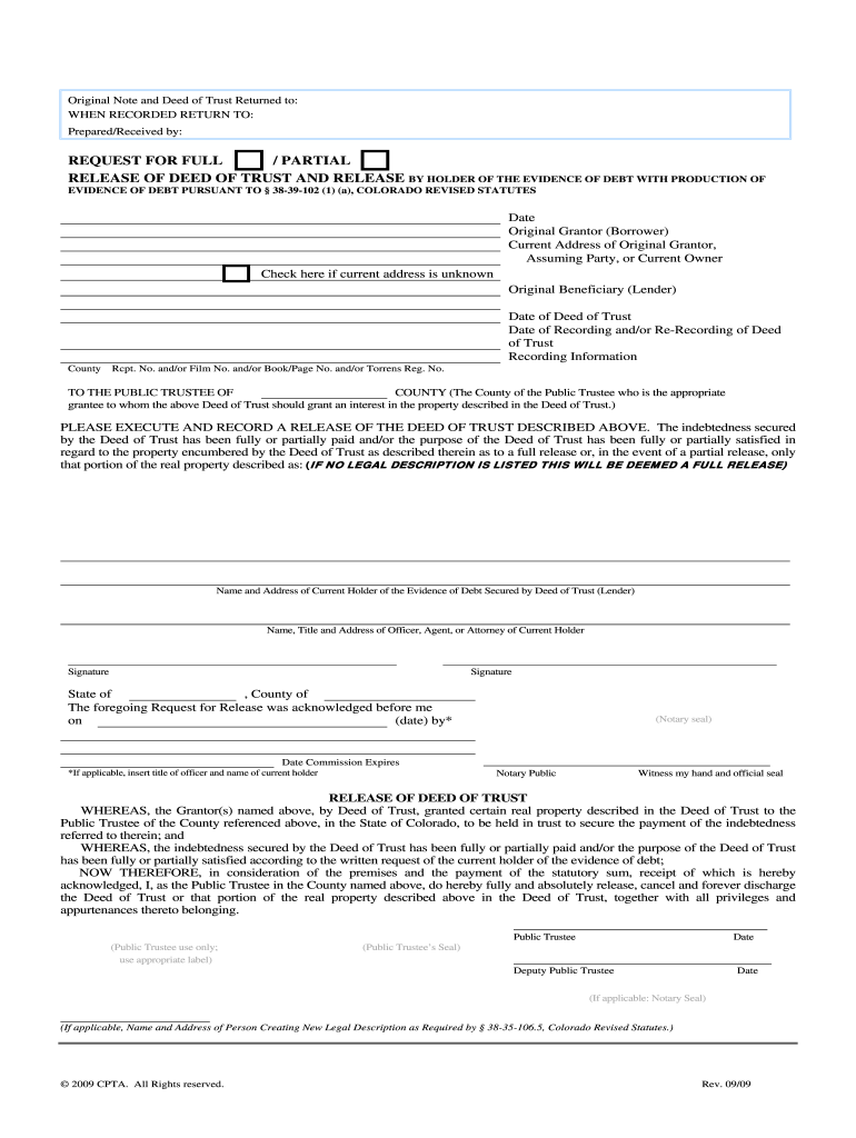 Deed Trust Fill Out Sign Online DocHub