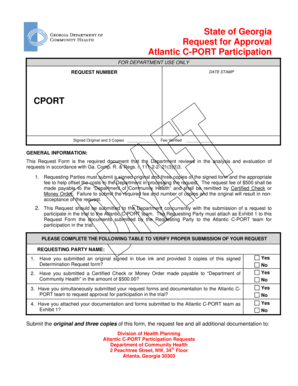 Fillable Online dch georgia Provide project cost estimates for the ...