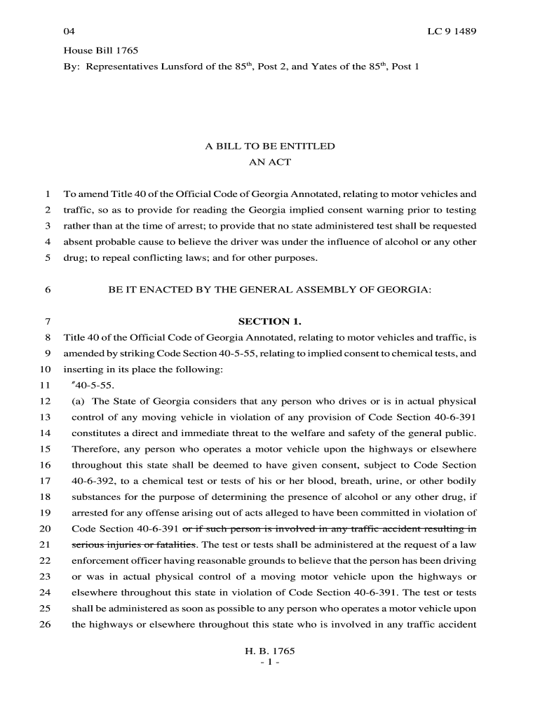 Fillable Online An Act to amend Title 40 of the Official Code of ...