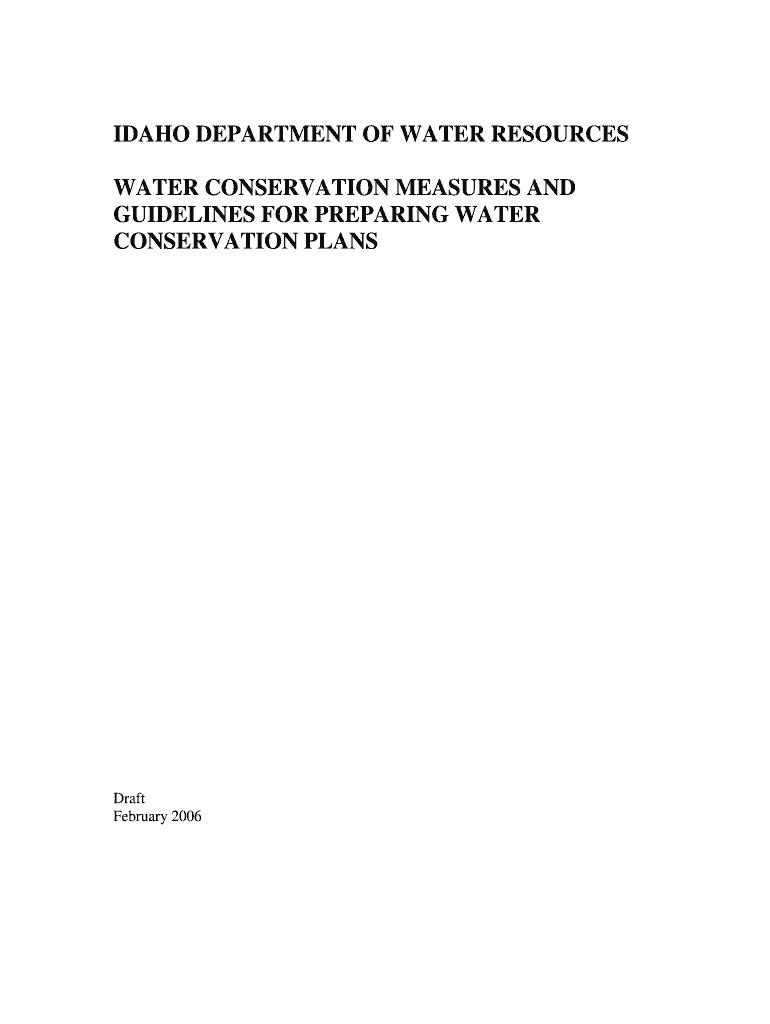 IDAHO DEPARTMENT OF WATER RESOURCES WATER - idwr idaho: Fill out & sign ...