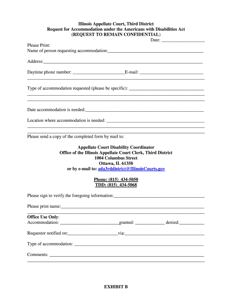 Fillable Online state il Illinois 3rd District Appellate Court ...