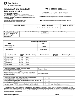 Fillable Online chfs ky and Prior Authorization Request Form - chfs ky ...