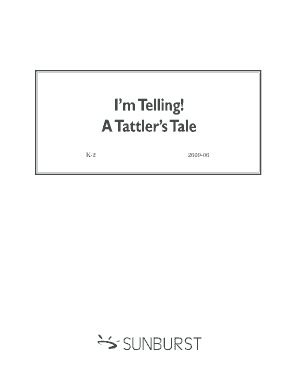 Fillable Online ket I'm Telling! A Tattler's Tale Fax Email Print ...