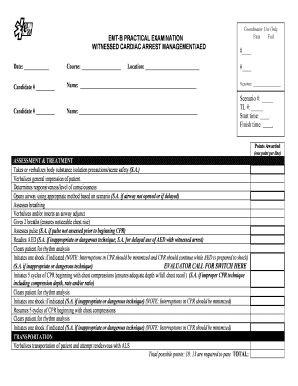 Fillable Online miemss Witnessed CARDIAC ARREST MANAGEMENT.doc - miemss ...