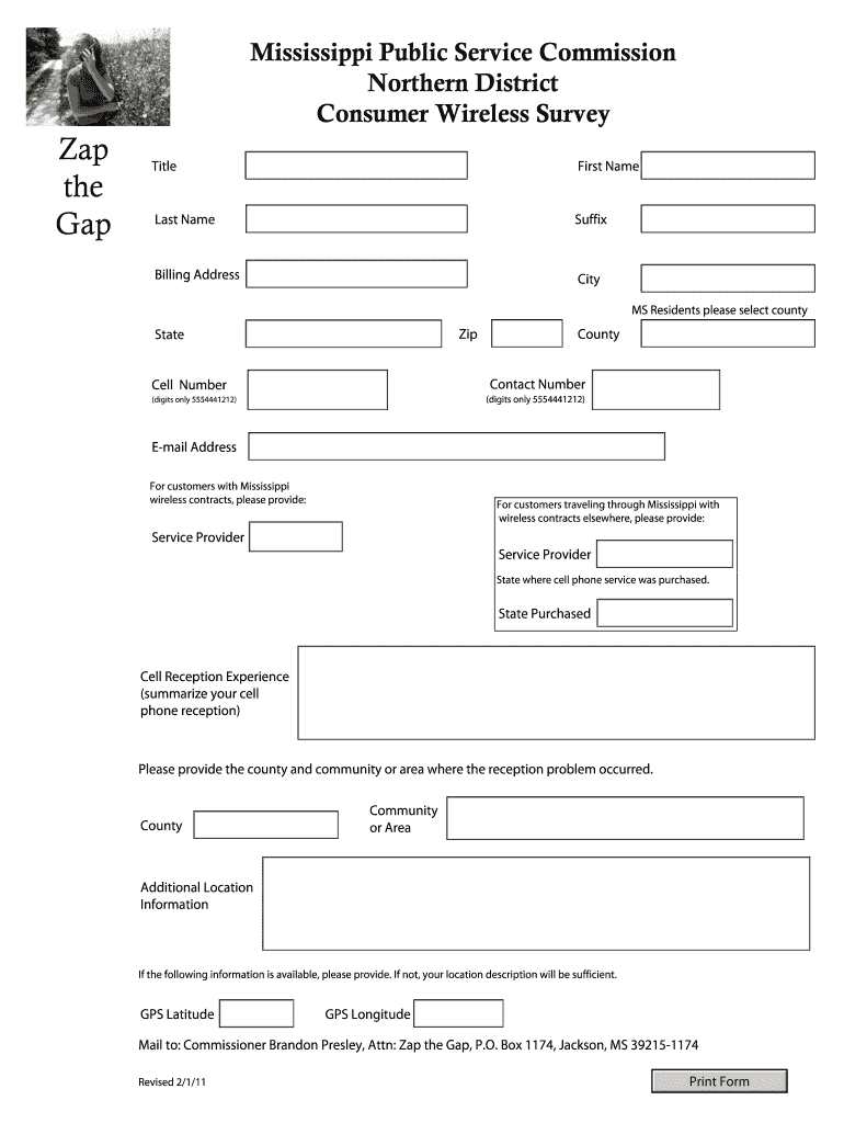 Fillable Online Zap the Gap Fax Email Print - pdfFiller