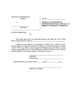 Fillable Online doj mt COURT HEADING Fax Email Print - pdfFiller