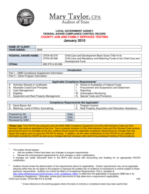 Fillable Online jfs ohio Copayment for Publicly Funded Child Care ...