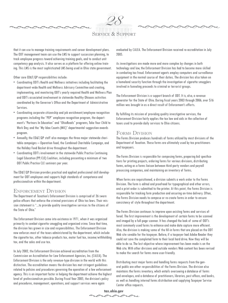 Fillable Online tax ohio Forms Division - Ohio Department of Taxation ...