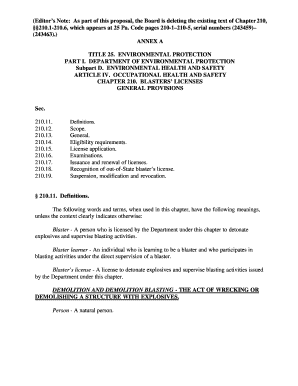 Chapters 210 And 211 - Pennsylvania Department Of Environmental ...