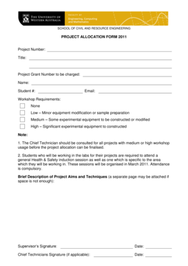 Fillable Online Department of Civil and Resource Engineering. FORM Fax ...