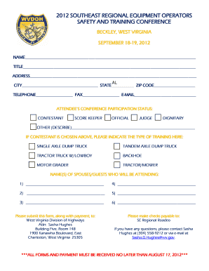 Fillable Online transportation wv Registration Form - West Virginia ...