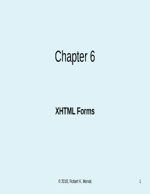 Fillable Online Chapter 6: HTML forms Fax Email Print - pdfFiller