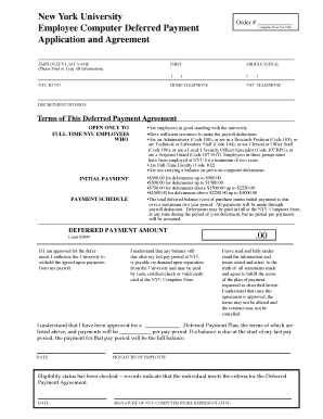 Fillable Online bookstores nyu Employee deferment 2010.ai - NYU Bookstore - New York University ...
