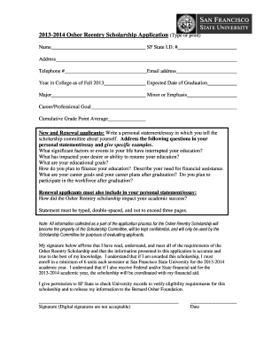 Fillable Online sfsu Post-Completion OPT Application Check-list Fax Email Print - pdfFiller