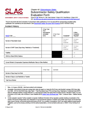 Slac Evaluation Form - Fill Online, Printable, Fillable, Blank | pdfFiller