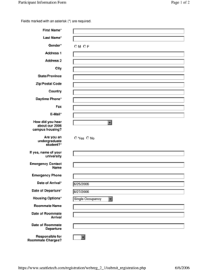 Fillable Online www-conf slac stanford Page 1 of 2 Participant ...
