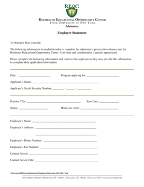 Reoc Brockport - Fill Online, Printable, Fillable, Blank | pdfFiller