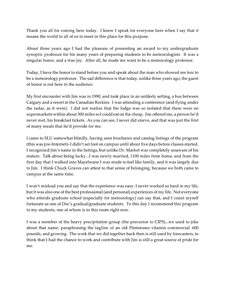 Fillable Online Thank you all for coming here today Fax Email Print - pdfFiller