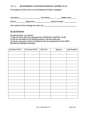 Fillable Online ehrs upenn View fillable PDF form of the ECP ...