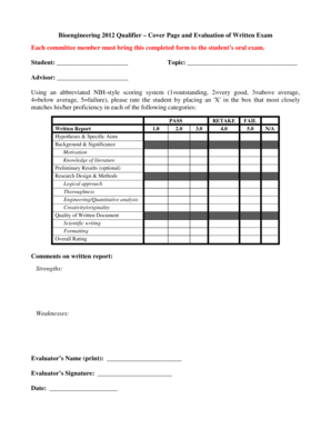 Fillable Online be seas upenn Written Document Evaluation Form - be seas upenn Fax Email Print ...