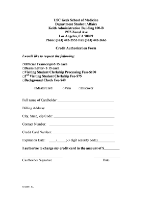 USC Keck School Of Medicine Department Student Affairs Keith ... - Fill ...