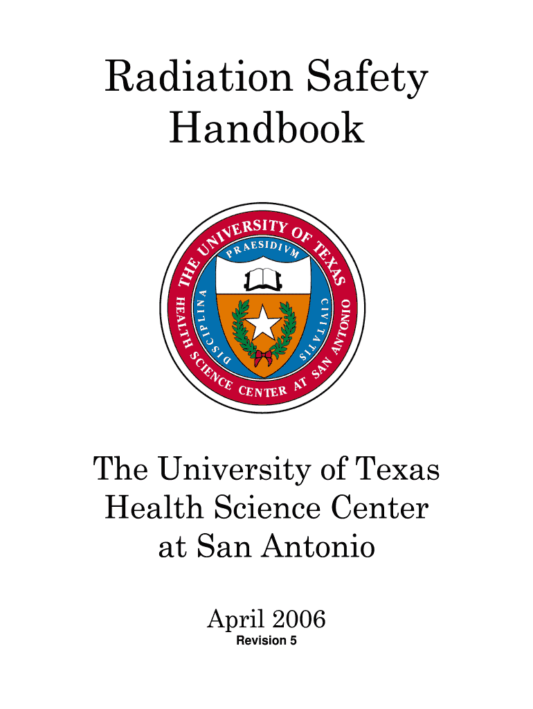 Fillable Online Radiation Safety Handbook Fax Email Print - pdfFiller
