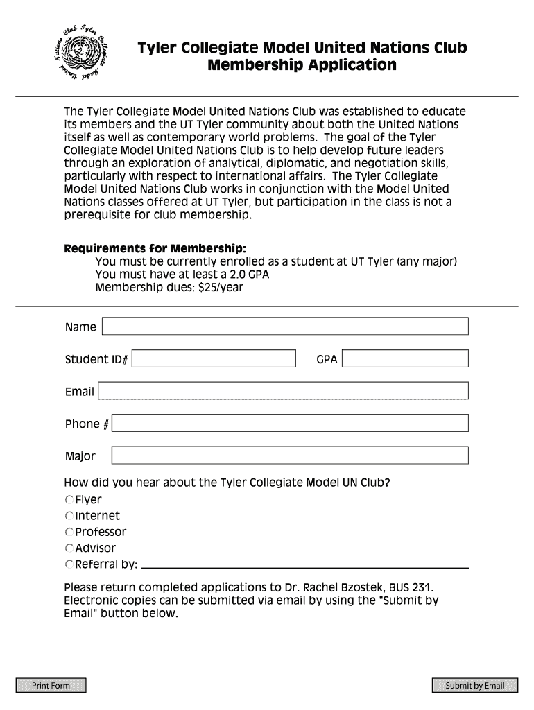Fillable Online Membership Application Fax Email Print - pdfFiller