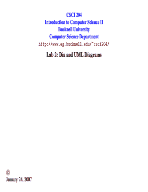 Bucknell Csci 204 - Fill Online, Printable, Fillable, Blank | pdfFiller