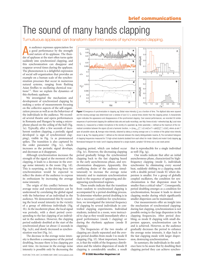 The sound of many hands clapping - Erzs bet Ravasz Regan - regan med harvard: Fill out & sign ...