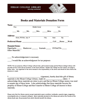 College Library Form - Fill Online, Printable, Fillable, Blank | pdfFiller