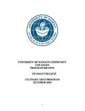 Fillable Online maui hawaii University of hawai'i community colleges ...