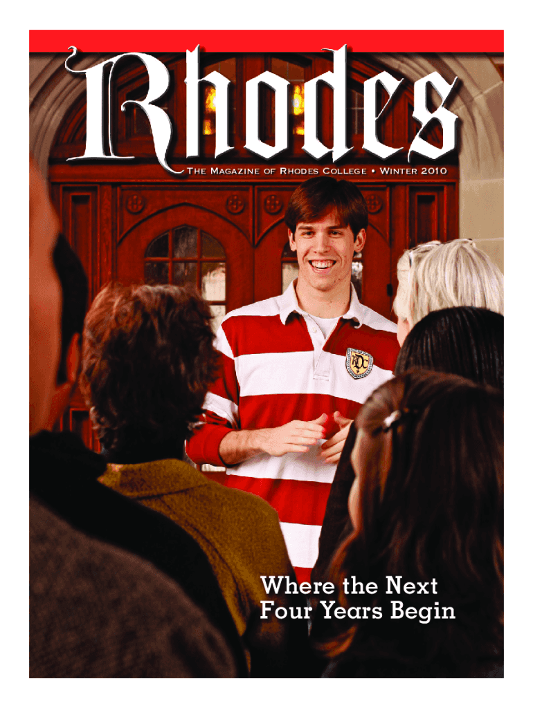 The Magazine of Rhodes College Winter 2010: Fill out & sign online | DocHub