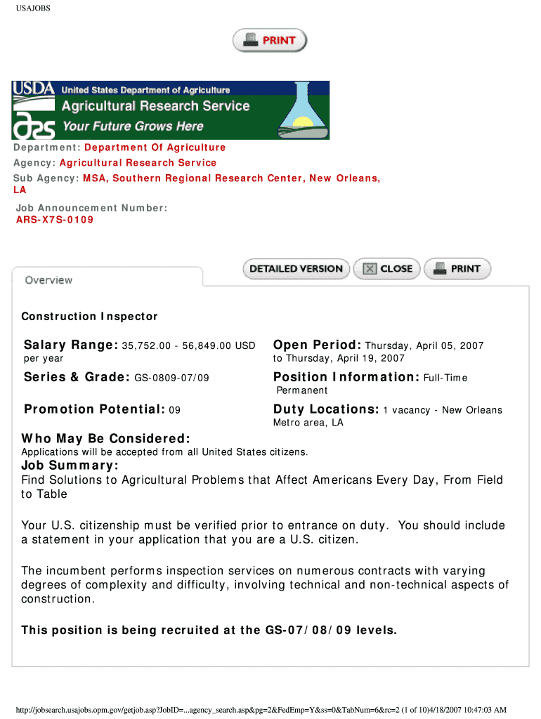 USDA ARS Online Magazine Southern Regional Research Center: Fill out & sign online | DocHub