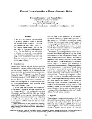 Fillable Online cs columbia Concept Form Adaptation in Human-Computer Dialog - cs columbia Fax ...