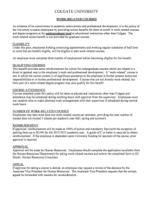 Fillable Online colgate Information and application - Colgate ...