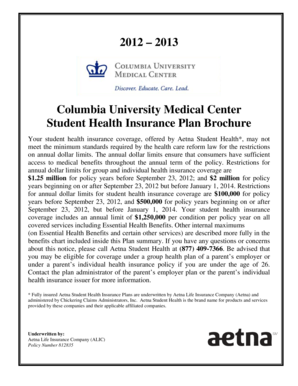 Fillable Online cumc columbia 2012 2013 Columbia University Medical ...