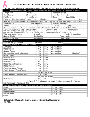 Fillable Online Modular Mammography and Breast Education Program Fax ...