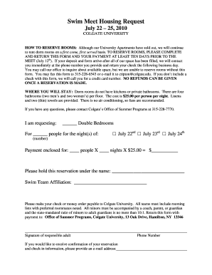 Fillable Online groups colgate Housing Form 23-25 Dorms - groups ...
