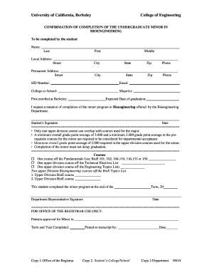 Fillable Online Confirmation of Completion form - UC Berkeley ...