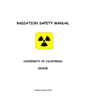 Fillable Online ** RADIATION SAFETY MANUAL ** Fax Email Print - pdfFiller