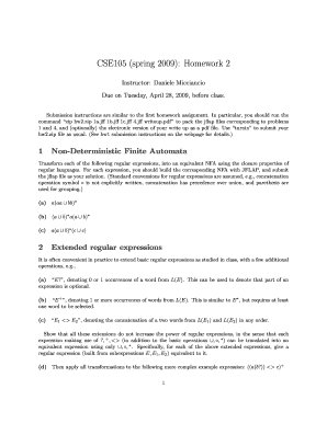 Fillable Online cseweb ucsd CSE105 (spring 2009): Homework 2 - cseweb ucsd Fax Email Print ...