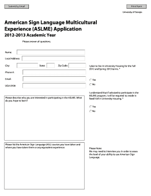 Fillable Online housing uga Online form - University Housing ...