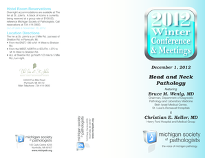 Fillable Online pathology med umich 2012 Winter Brochure.pdf ...