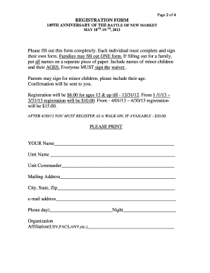 Fillable Online www2 vmi Reenactor on-line registration - New Page 1 ...