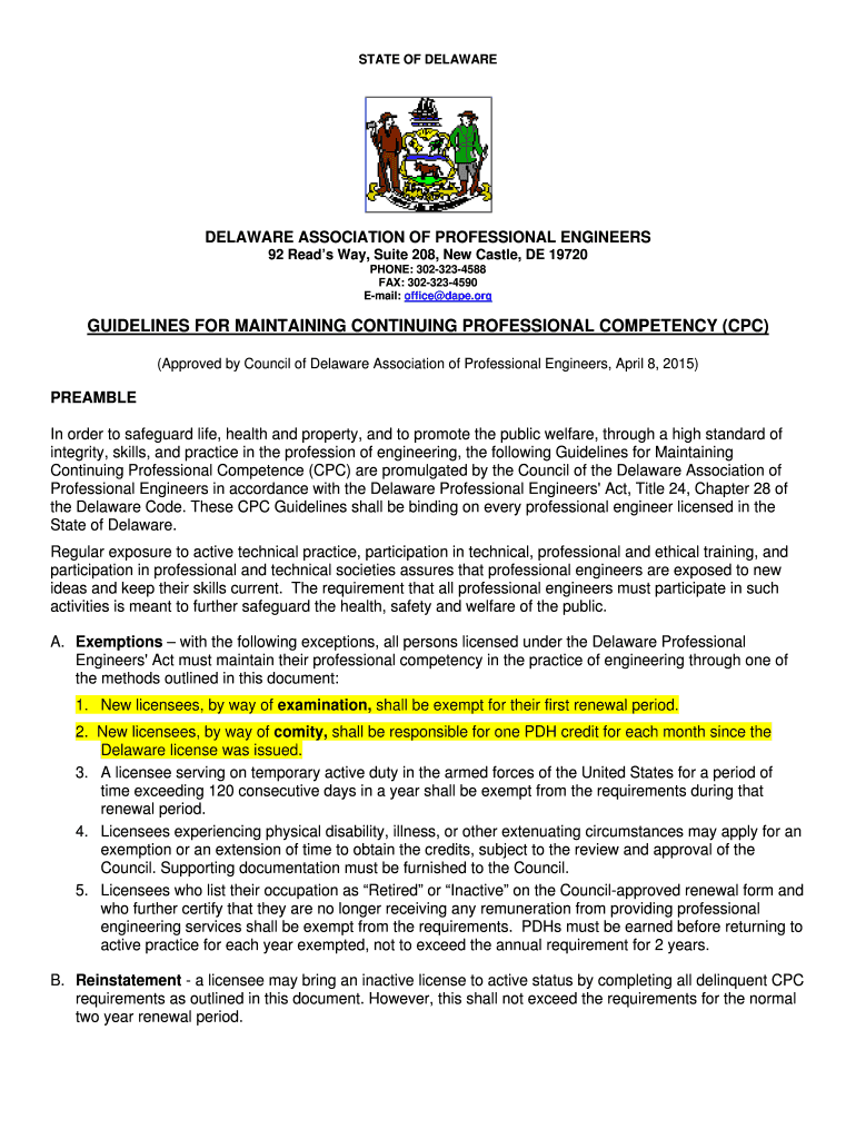 Fillable Online How to file a complaint - Delaware's Professional ...